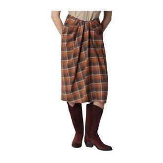 6397 Femme, Jupes, Multicolore, Taille: 40 FR Draped Tartan Skirt