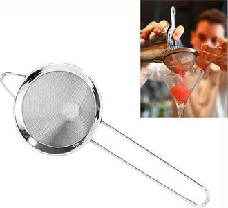 Zonfer 1pc Edelstahl Spitzsieb, Filterdraht Fine Mesh &Ouml;lsieb Mehlsieb Sieve, K&uuml;chenwerkzeuge