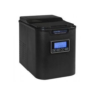 KitchenChef Kitchenchef - Machine à glaçons programmable 140w 12kg/24h avec nettoyage automatique noir - Kitchen Chef - yt-e005cb1
