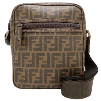 Fendi Pre-owned Sac bandouli&egrave;re Zucchino - Homme - Pre-owned - Brun - Taille: ONE Size