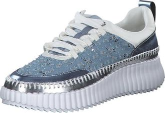La Strada 2300962 Baskets basses tendance pour femme, Lt Blue Metallic, 41 EU