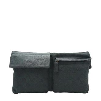 Gucci Pre-owned GG Canvas Pocket G&uuml;rteltasche - - Pre-owned - Damen - Schwarzk - ONE SIZE
