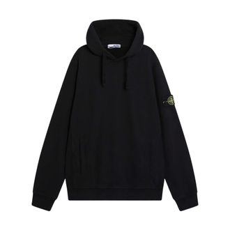 Stone Island Herren, Sweatshirts & Hoodies, Schwarzk, 2XLGr&ouml;&szlig;e