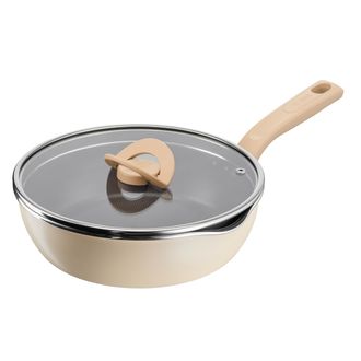 T-fal One Pick Pot G1678704 tiefe Pfanne, 24 cm, f&uuml;r 3 Personen, Induktion, vielseitig, Deckel, strapazierf&auml;hige Antihaftbeschichtung, Thermo-Signal-Technol