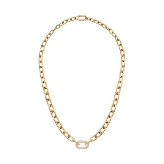 Daniel Wellington Elegant Crystal Link Necklace - - Accessories - Damen - Gelb - ONE SIZE