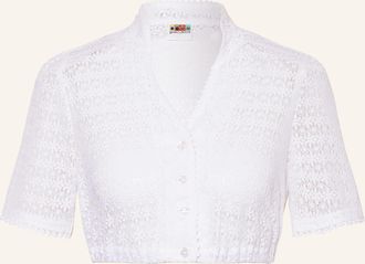 Berwin & Wolff Berwin & Wolff Dirndlbluse Aus Spitze weiss