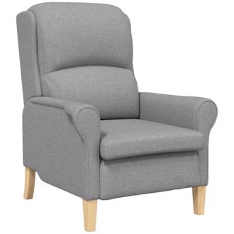 vidaXL Sessel Hellgrau 76 x 94 x 102 cm Stoff Vidaxl