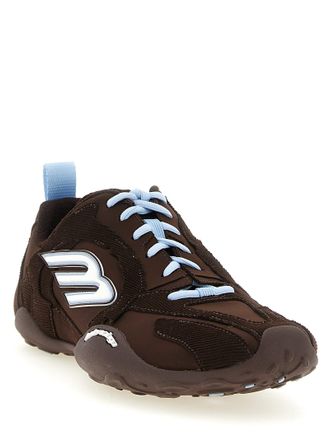 Balenciaga Mens Brown Polyester Athletic Sneakers