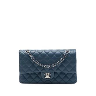 Chanel Pre-owned Vintage Double Flap Schultertasche - - Pre-owned - Damen - Blau - ONE SIZE