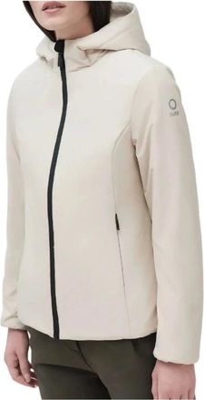 Suns Femme, Vestes, Blanc, Taille: 42 FR Short Down Jacket