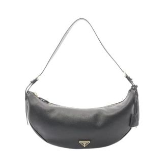 Prada Sac bandouli&egrave;re en cuir Demi Lune Grand Mod&egrave;le Pre-owned - Femme - Pre-owned - Noir - Taille: ONE Size