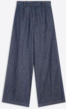 Dries Van Noten Casual Hose - Blau