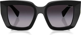 Miu Miu Eyewear Sonnenbrille mit eckigem Gestell - Schwarz