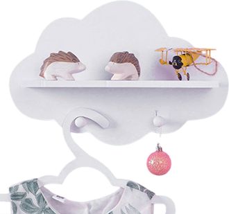 Generic Schwebende Regale - Wolkenregale f&uuml;r die Wand, Wandregal, kleine Pr&auml;sentationsregale f&uuml;r die K&uuml;che, Kleiderhaken, kleine Pr&auml;sentationsregale f&uuml;r B&uuml;che