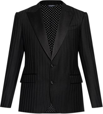 Dolce & Gabbana Homme, Vestes, Noir, Taille: 2XL Blazers