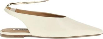 Jil Sander Ring Ballerinas - - Shoes - Damen - Wei&szlig; - 37 1/2 EU