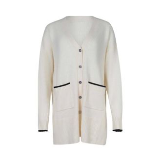Pinko Pinko, Femme, Pulls, Blanc, Taille: 38 FR Tasmania Cardigan