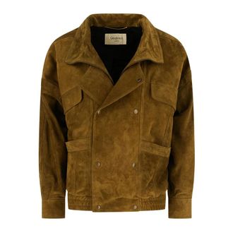 Saint Laurent Wildleder-Bomberjacke - - Jackets - Damen - Braun - XS