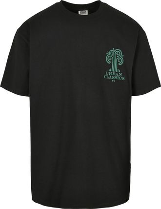 Urban Classics Herren Organic Tree Logo Tee T Shirt, Schwarz, S EU