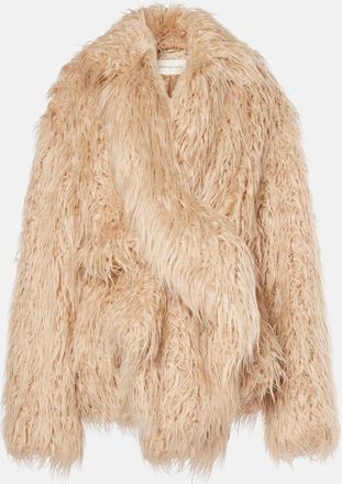 Dries Van Noten Mantel aus Faux Fur