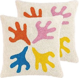 furn. Heya Home Oceana Kissen, gefüllt, Polyester, Doppelpack