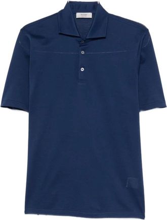 Ferrante Homme, Tops, Bleu, Taille: 4XL Polo MC Piquet