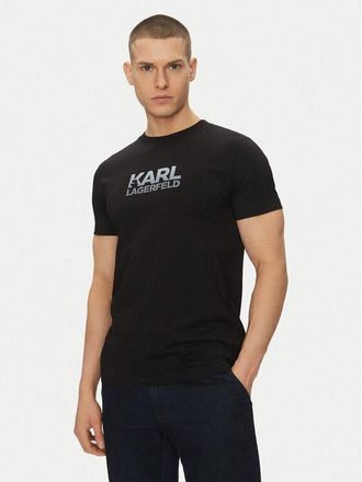 Karl Lagerfeld T-Shirt 755064 552241 Schwarz Regular Fit