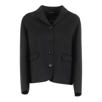 Max Mara Damen, Jacken, Schwarzk, SGr&ouml;&szlig;e