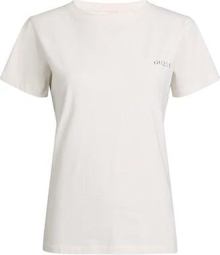 Guess T-shirt col rond en coton m&eacute;lang&eacute;