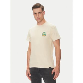 Etnies T-Shirt Camp Vibes 4130003782 Beige Regular Fit