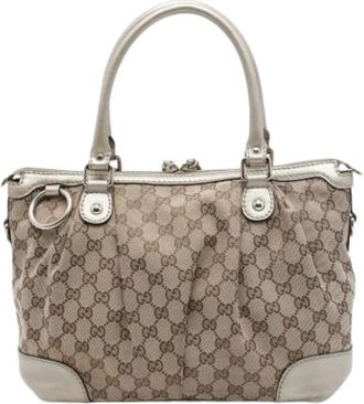 Gucci Pre-owned Sukey - Femme - Pre-owned - Beige - Taille: ONE Size