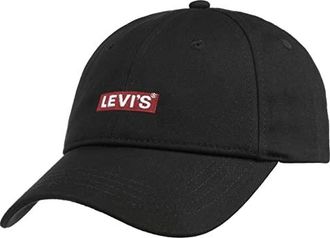 Levi's Mixte Cap - Baby Tab Logo HEADGEAR, REGULAR BLACK, Taille unique EU