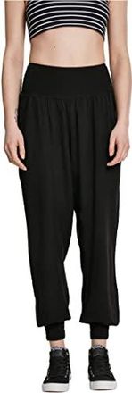Urban Classics Pantalon Sarong Femme Femme Pantalon en Toile Noir XXL 100% Viscose Harem
