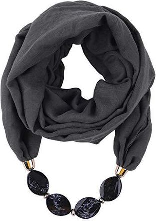 Generic ÉCharpe Femme Echarpe Hiver Collier Pendentif Pour Foulard Style Ethnique Collier Doux Basiques Classique