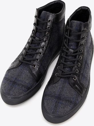 Wittchen Herren-Sneaker aus Leder, Schwarz, Naturleder