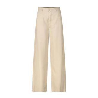 Cambio High-Waist Wide-Leg Tencel Hose - - Trousers - Damen - Braun - S L33