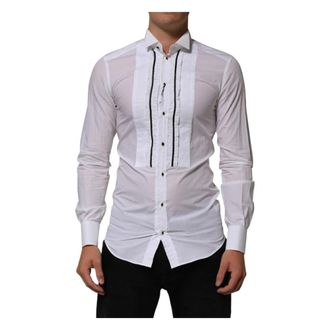 Dolce & Gabbana Gold Hemd - - Shirts - Herren - Wei&szlig; - S