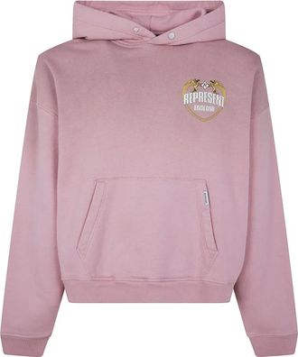 Represent Represent, Homme, Sweatshirts et sweats &agrave; capuche, Rose, Taille: L Heart Crest Sweat &agrave; capuche