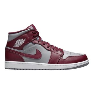 Nike Air Jordan 1 Mid Team Red Sneakers - - Sport - Herren - Rot - 41 EU