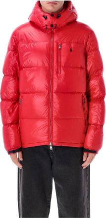 Ralph Lauren Homme, Vestes, Rouge, Taille: L Glossy Puffer Jacket