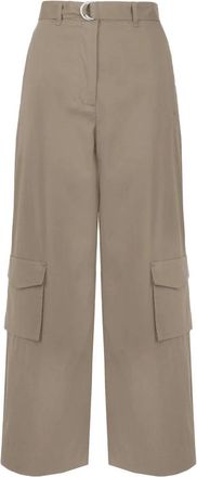 Bomboogie Femme, Pantalons, Brun, Taille: 34 FR Cargo Palazzo Pants