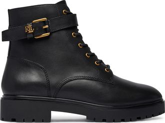Lauren Ralph Lauren Schn&uuml;rschuhe LAUREN RALPH LAUREN Allyson Logo Bo Bte 802P12046001 Schwarz