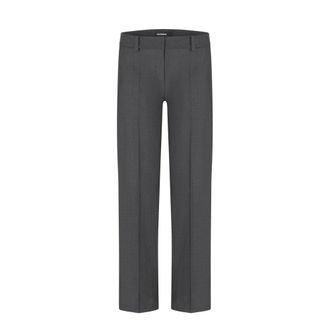 Cambio Graue Slouch Hose mit Streifen - - Trousers - Damen - Grau - XL L32