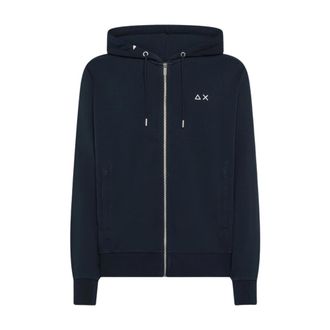 Sun 68 Homme, Sweatshirts et sweats &agrave; capuche, Bleu, Taille: 2XL Sweat &agrave; capuche avec broderie logo