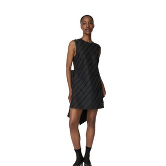 Stella Nova Schwarzes Mini-Kleid mit Schleifendetail - - Dresses - Damen - Schwarzk - XS
