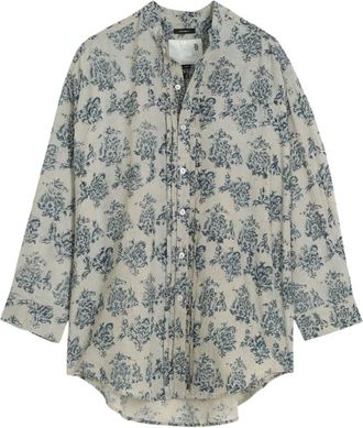 R13 Femme, Blouses et Chemises, Multicolore, Taille: 40 FR Pleated Front Shirt