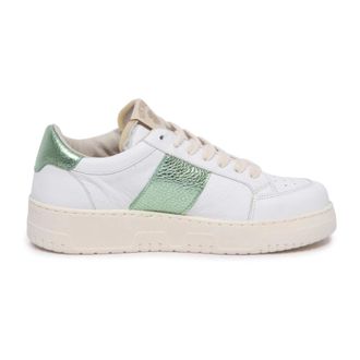 Saint Sneakers Wei&szlig;e/gr&uuml;ne Tennisschuhe Made in Italy - - Shoes - Damen - Wei&szlig; - 36 EU