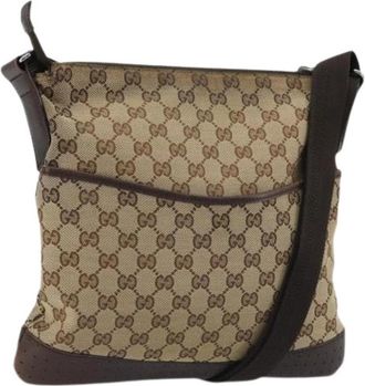 Gucci Pre-owned Vintage GG Canvas Schultertasche - - Pre-owned - Damen - Beige - ONE SIZE