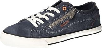 Mustang Jeans Baskets Mode Homme 4198-302, Pointure:42 EU, La Couleur:Bleu