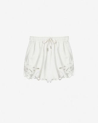 Isabel Marant Short Safa - Femme - Blanc - Taille34 - Marant &Eacute;toile